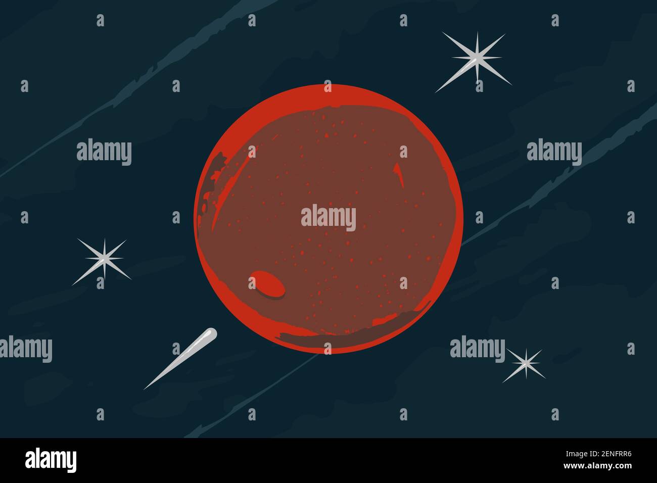 Mars mission 2021 Stock Vector Images - Alamy