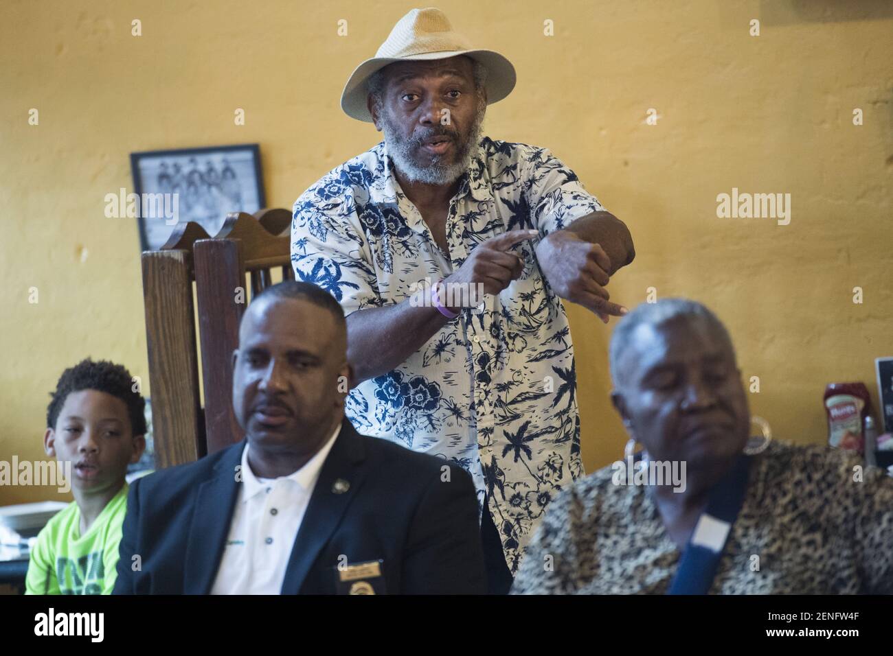 UNITED STATES - AUGUST 10: Doug McMillan, Jr., questions Dan McCready ...