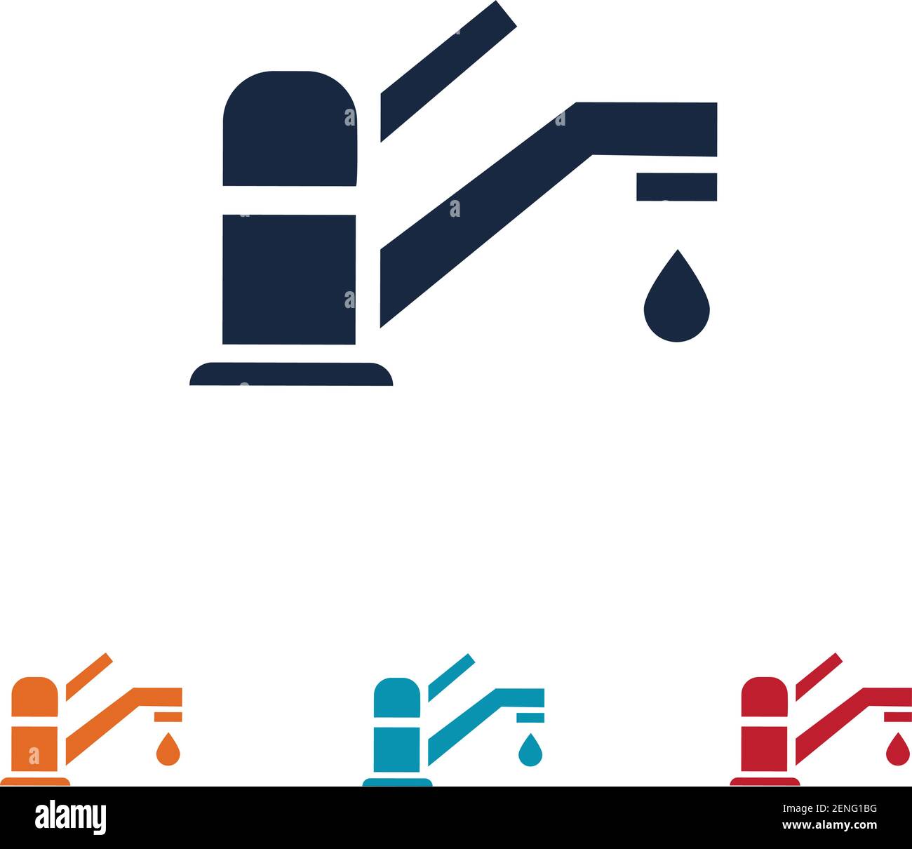 Bathroom faucets Stock Vector Images - Alamy