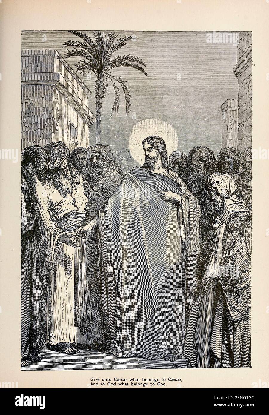 Give unto Caesar what belongs to Caesar, And to God what belongs to God ...