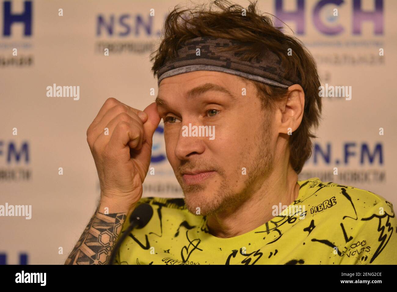 Press conference of the rock band SLOT.For the first time in the press ...