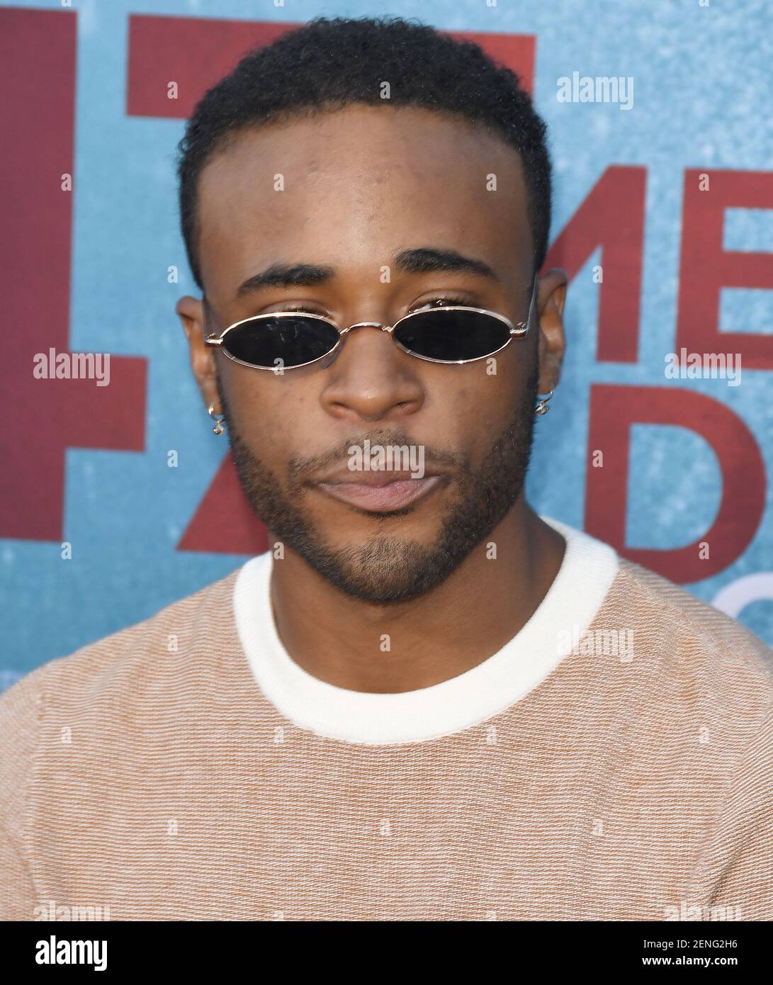 Khylin Rhambo arrives at the 47 METERS DOWN UNCAGED Premiere held at ...