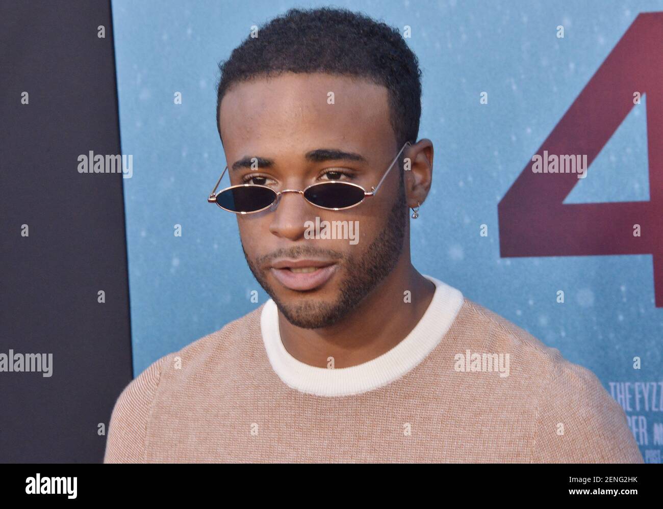 Khylin Rhambo arrives at the 47 METERS DOWN UNCAGED Premiere held at ...