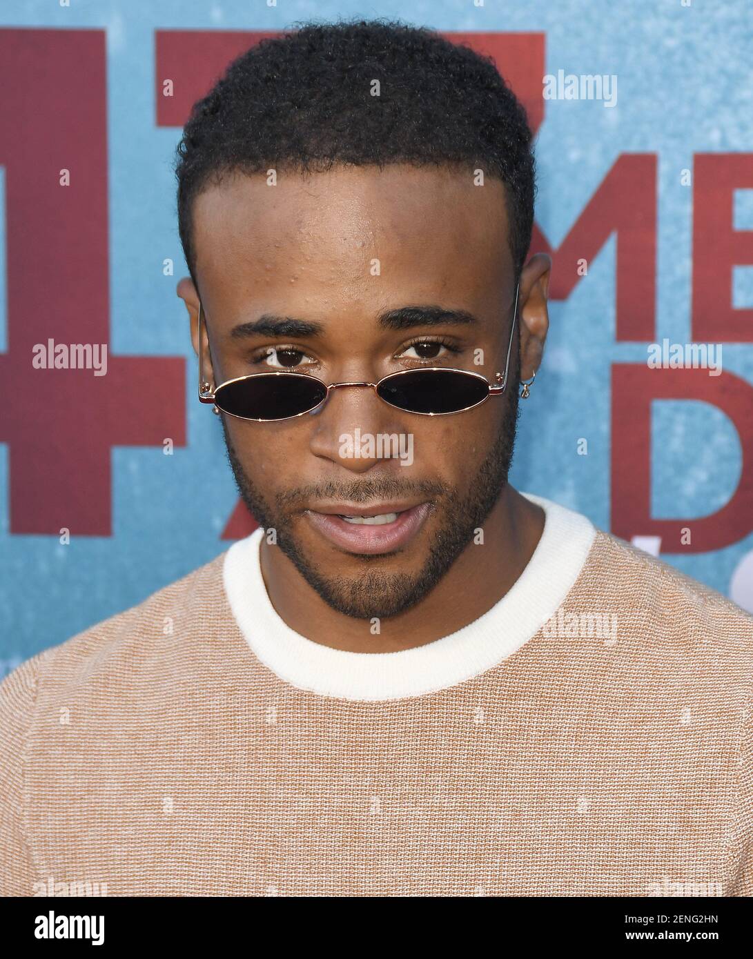 Khylin Rhambo arrives at the 47 METERS DOWN UNCAGED Premiere held at ...