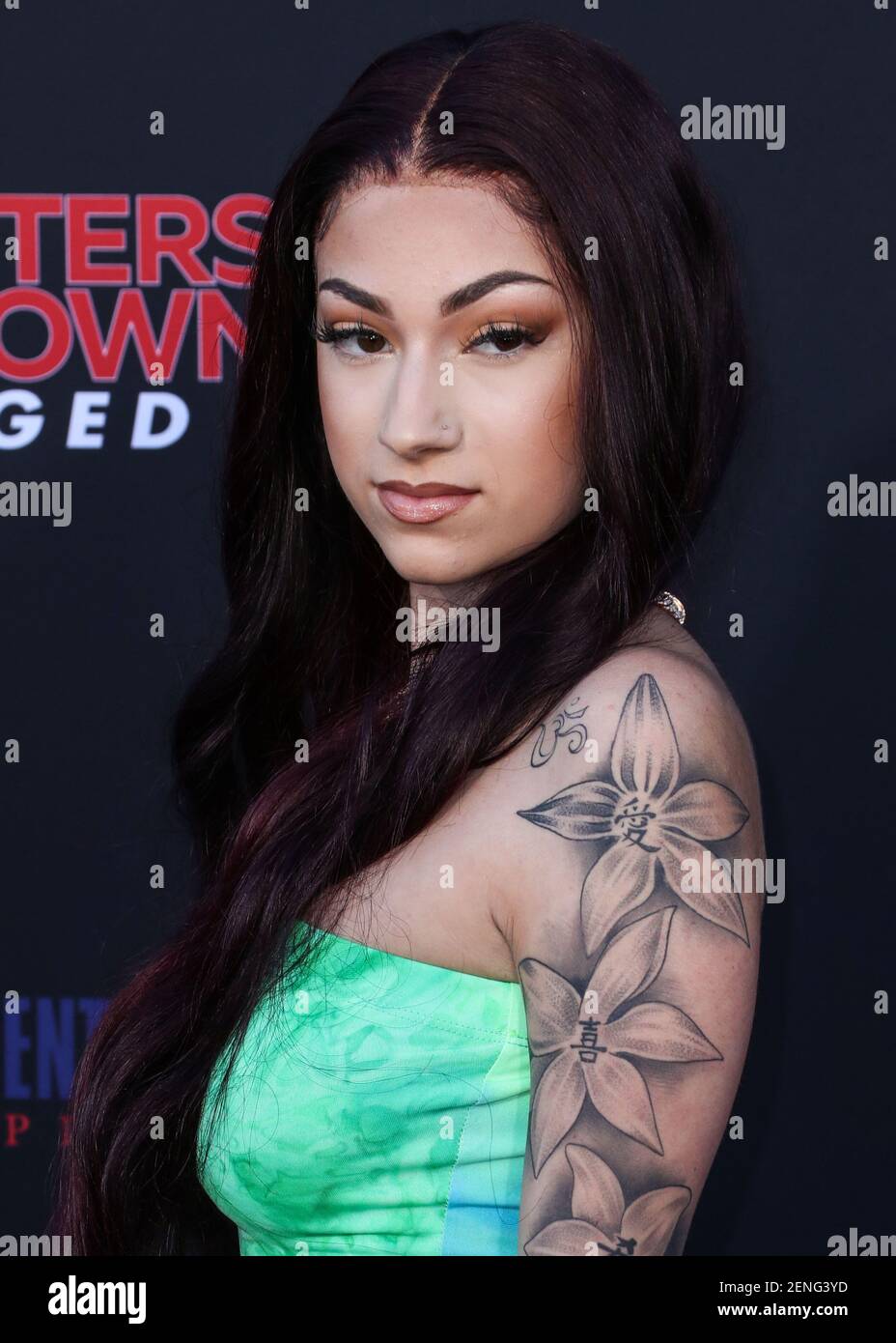 WESTWOOD, LOS ANGELES, CALIFORNIA, USA - AUGUST 13: Rapper Bhad Bhabie ...