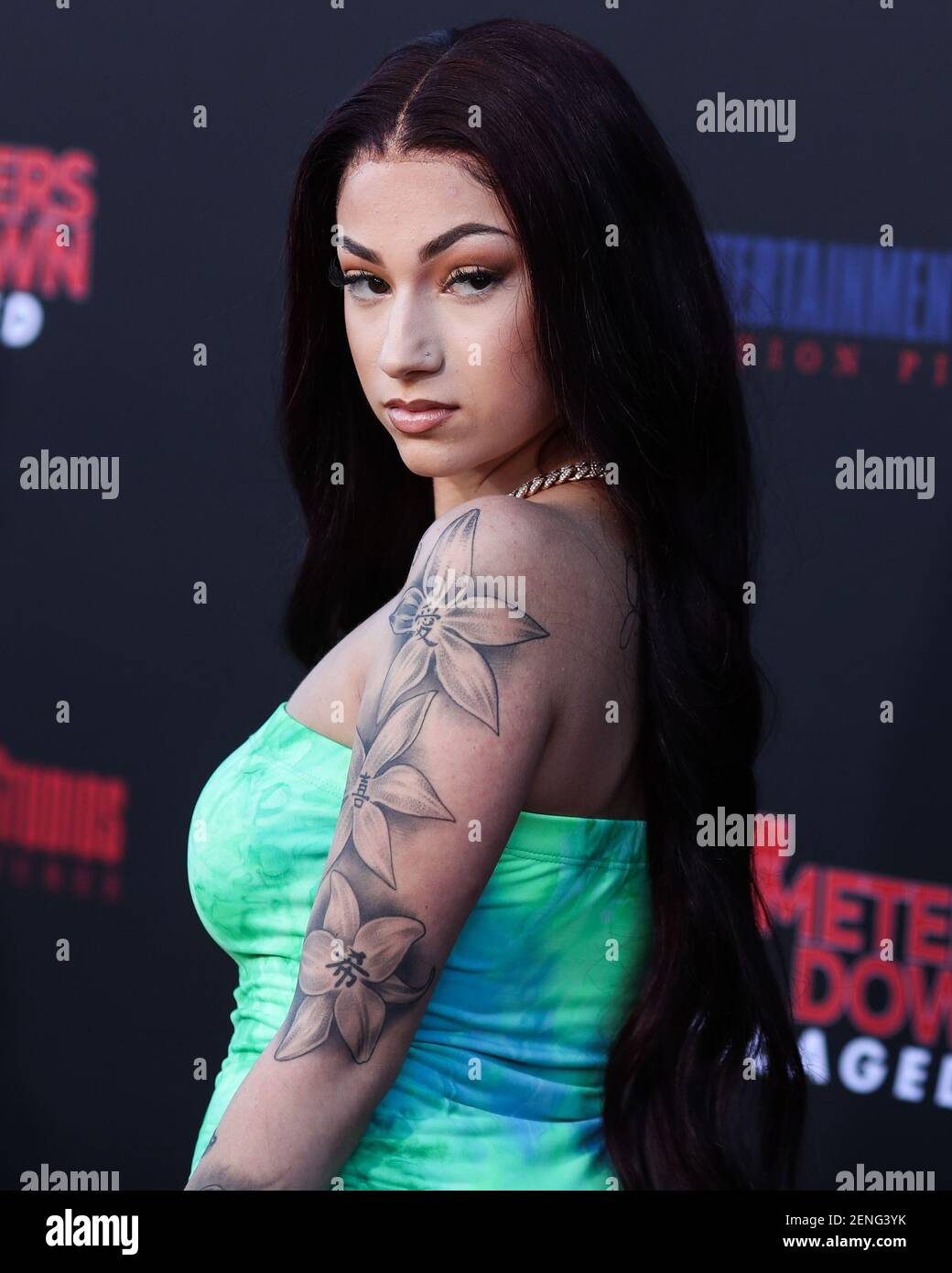 WESTWOOD, LOS ANGELES, CALIFORNIA, USA - AUGUST 13: Rapper Bhad Bhabie ...