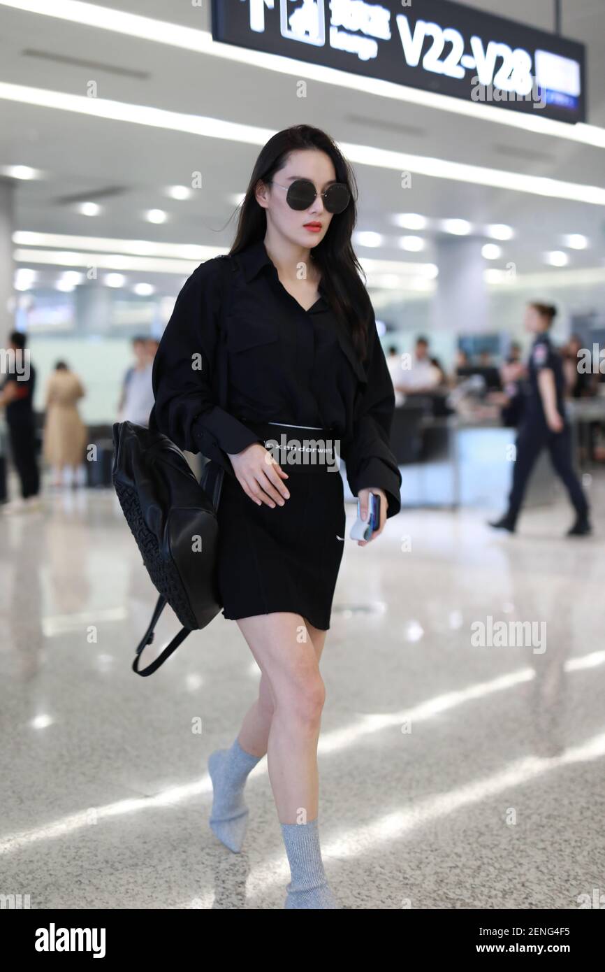 Chinese actress, singer and model Zhang Xinyu, also known as Viann ...