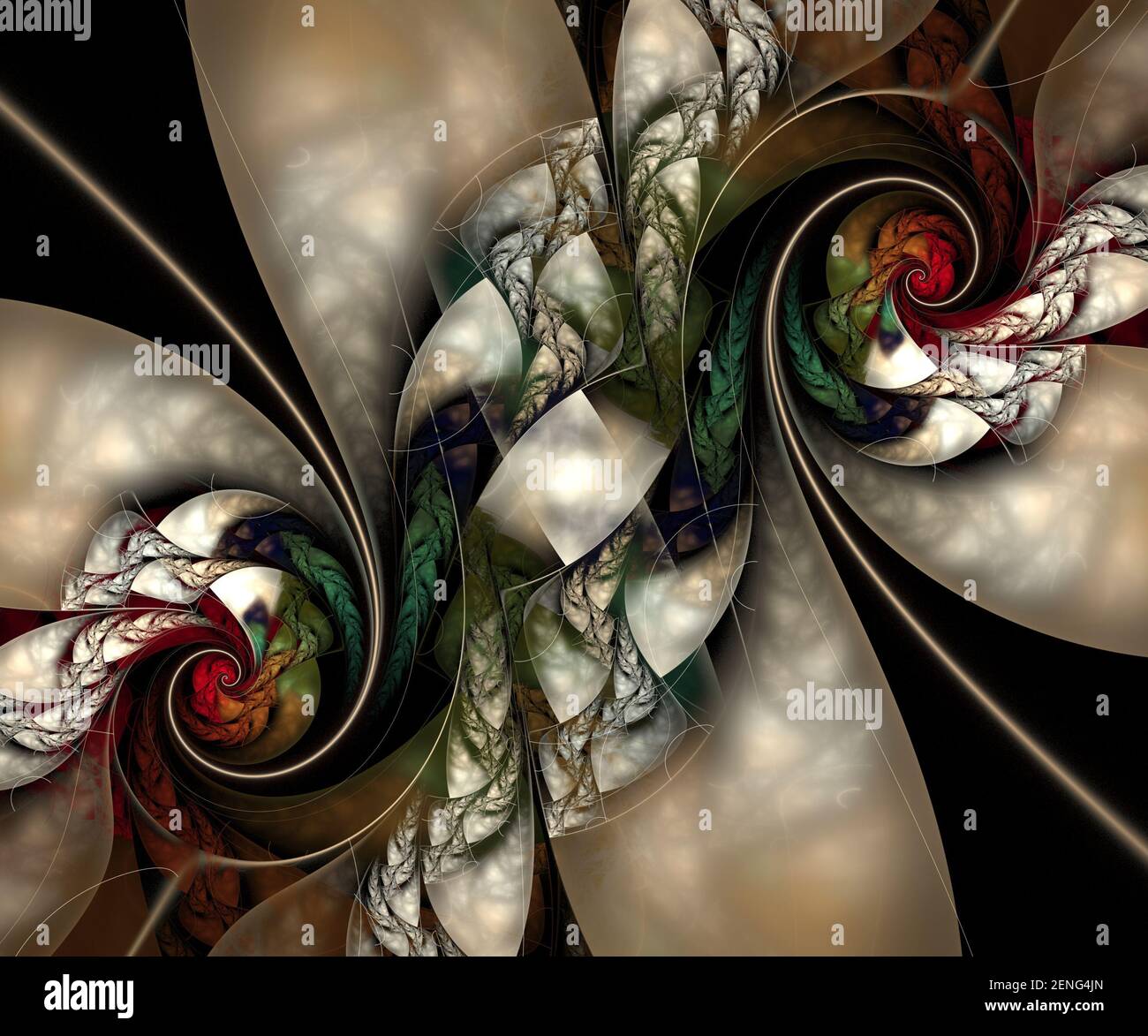 Computer generated fractal artwork for creative art,design and ...