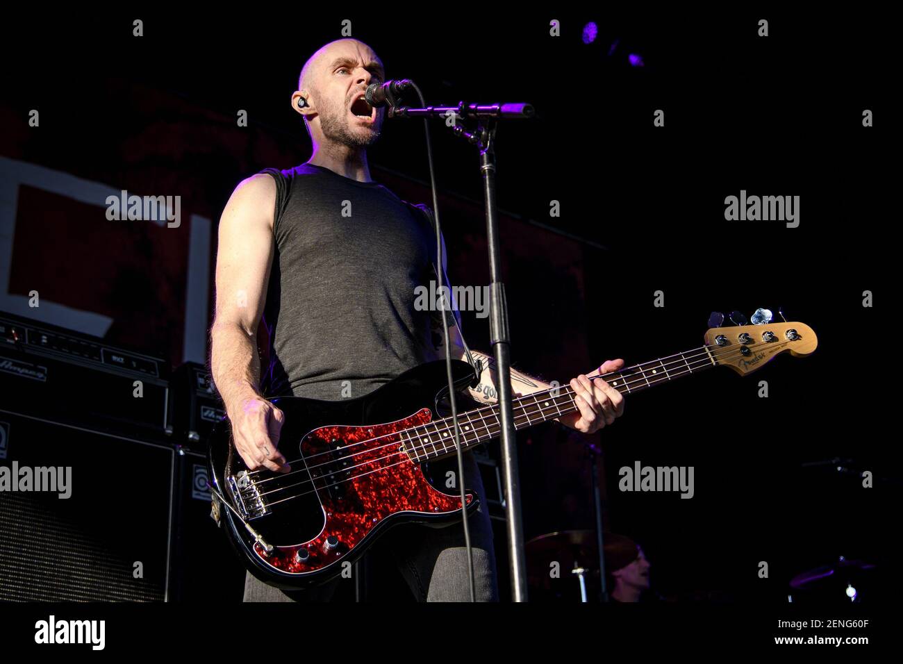 Hunter Burgan from A Fire Inside (also initialized as AFI) performing ...