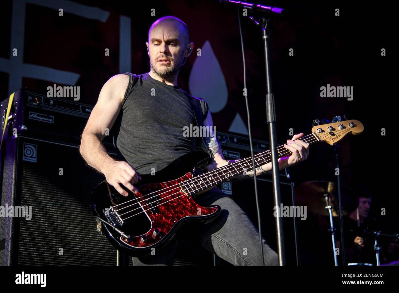Hunter Burgan from A Fire Inside (also initialized as AFI) performing at a sold out show in ...
