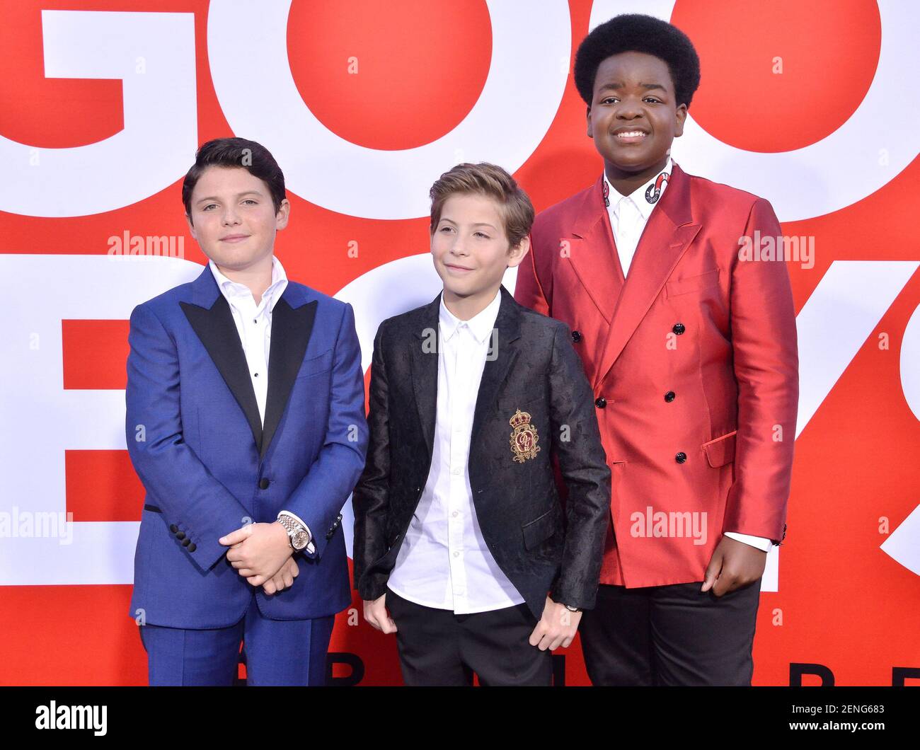 (L-R) GOOD BOYS Cast - Brady Noon, Jacob Tremblay and Keith L. Williams ...