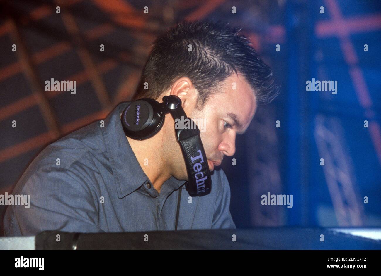 Paul Oakenfold playing at the Homelands Festival 2000, Mosney Holiday ...