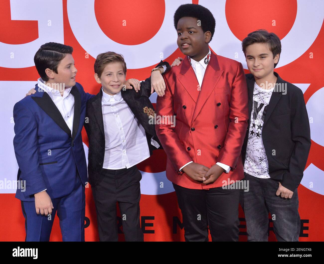 (L-R) GOOD BOYS Cast - Brady Noon, Jacob Tremblay, Keith L. Williams ...