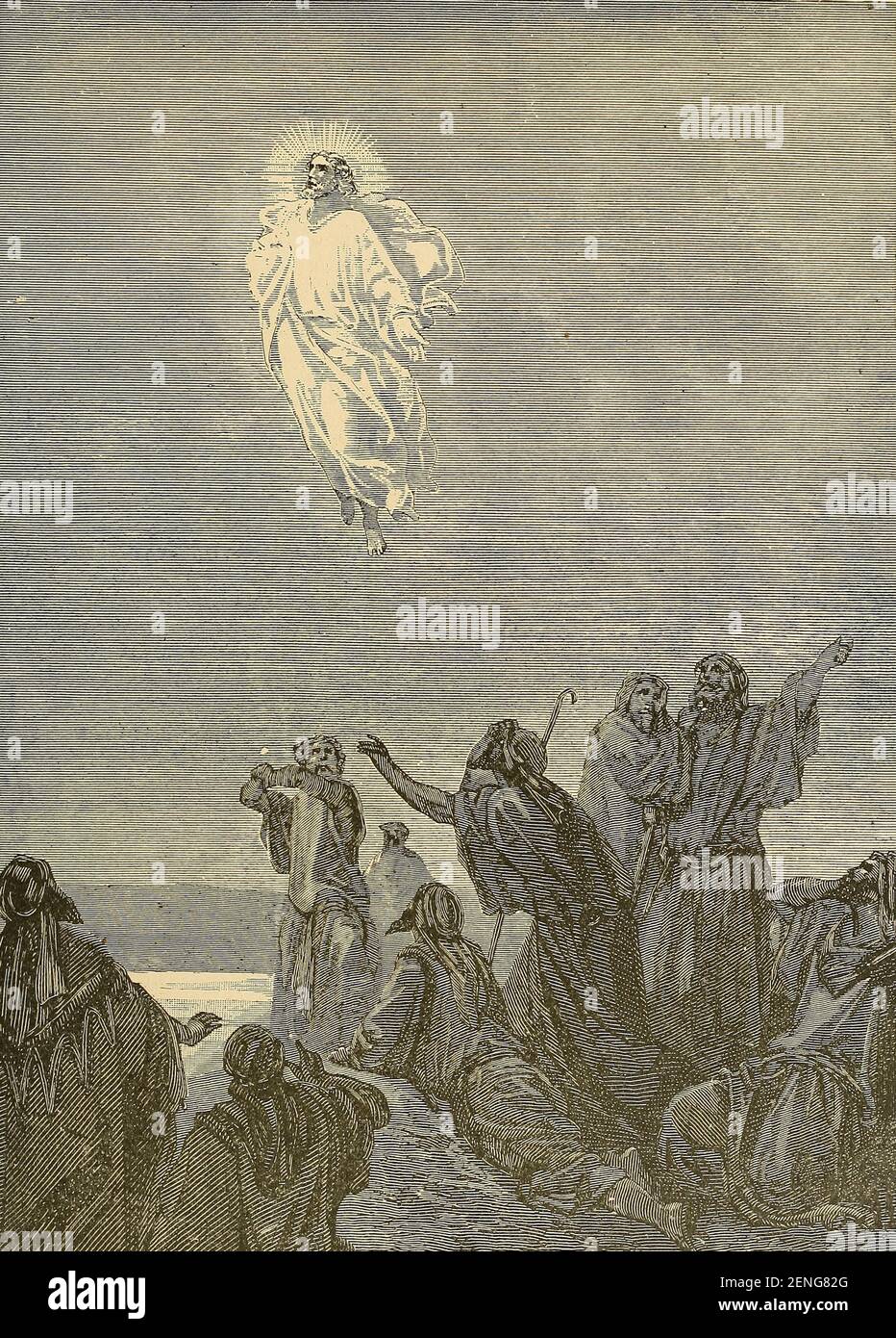 Ascension of Jesus From ' The pictorial Catholic library ' containing ...