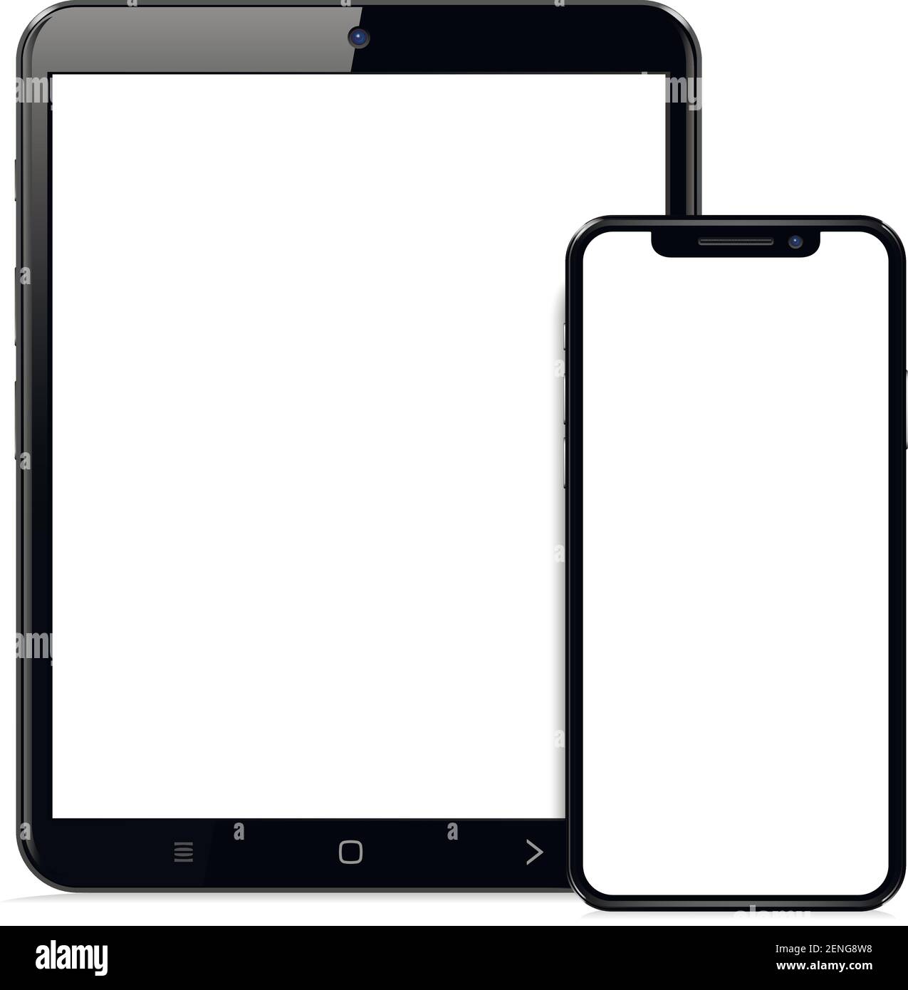 Phone mock Stock Vector Images - Alamy