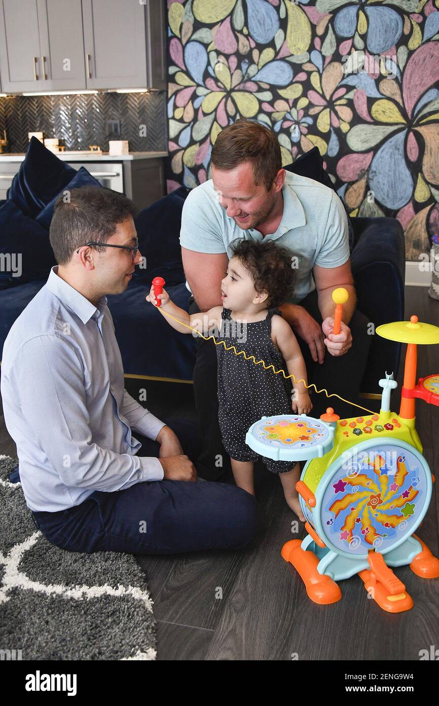 Derek Mize, in the light green shirt, and Jonathan Gregg got married ...