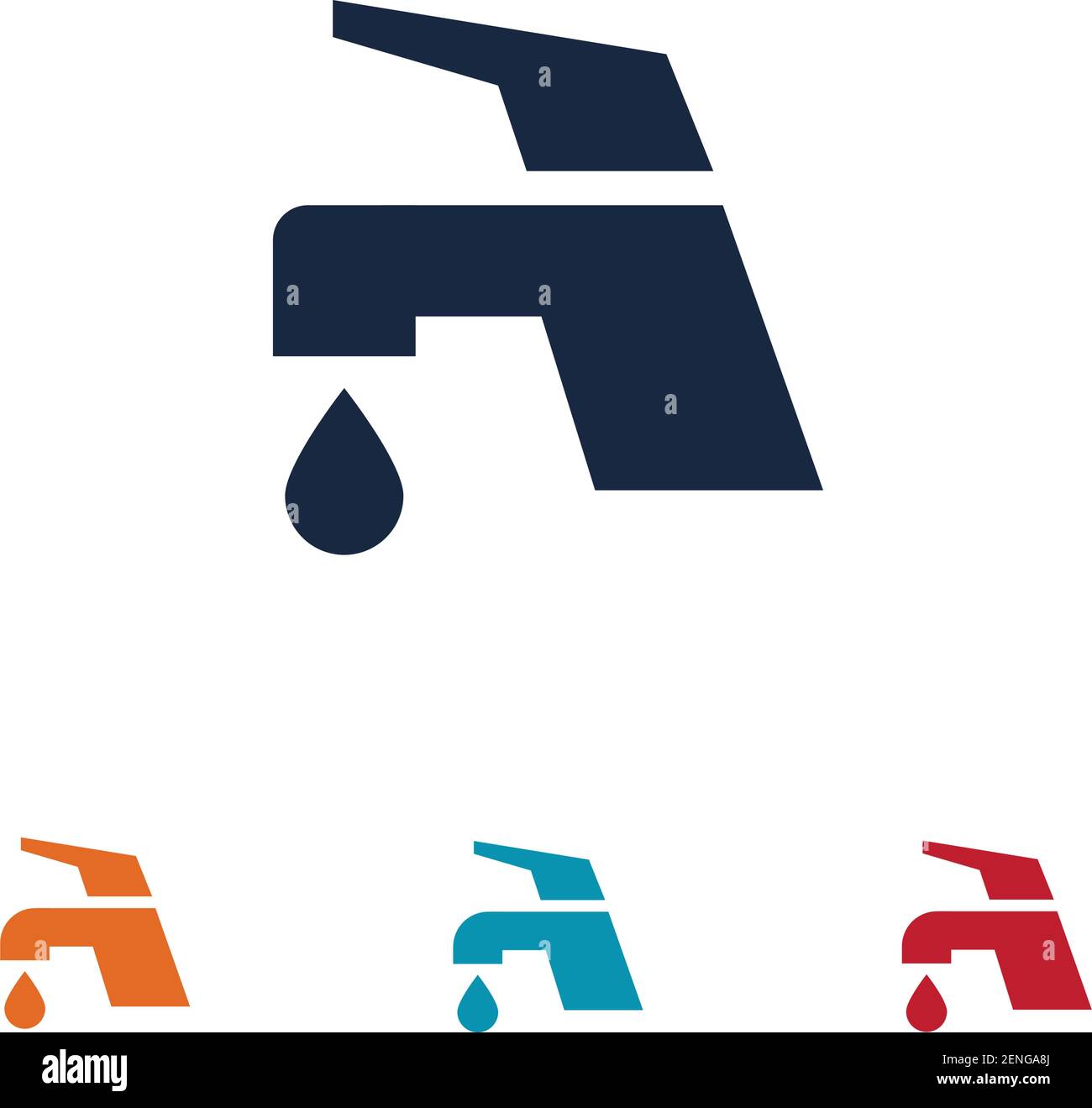 Bathroom faucets Stock Vector Images - Alamy