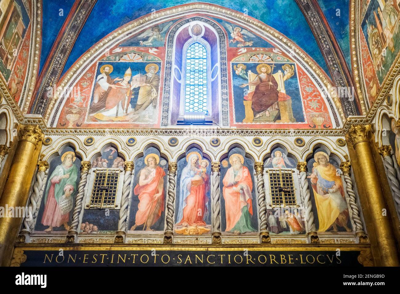 The Sancta Sanctorum Roman Catholic chapel (Chiesa di San Lorenzo in ...