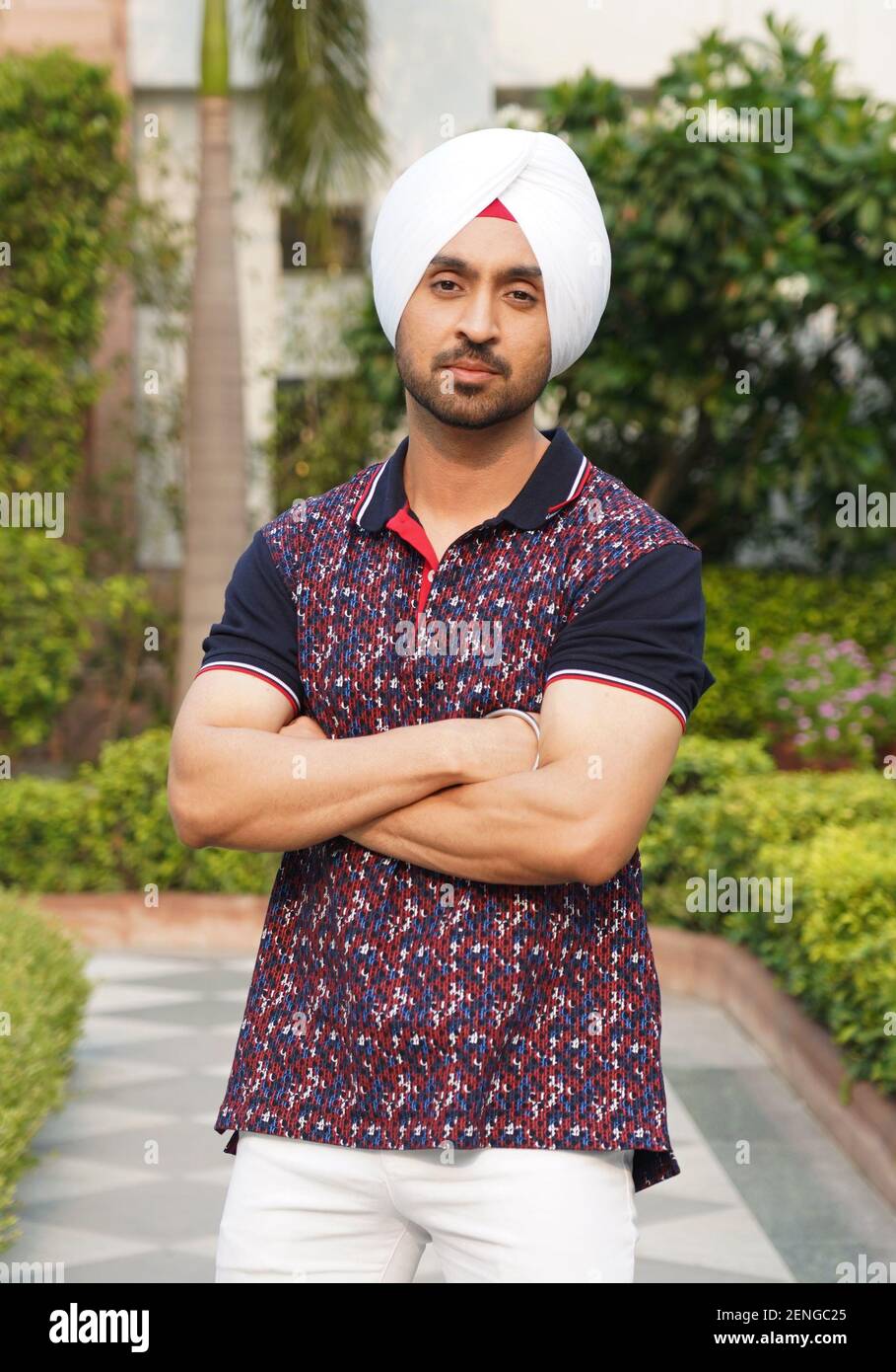 Diljit Dosanjh In Black Kurta Pajama