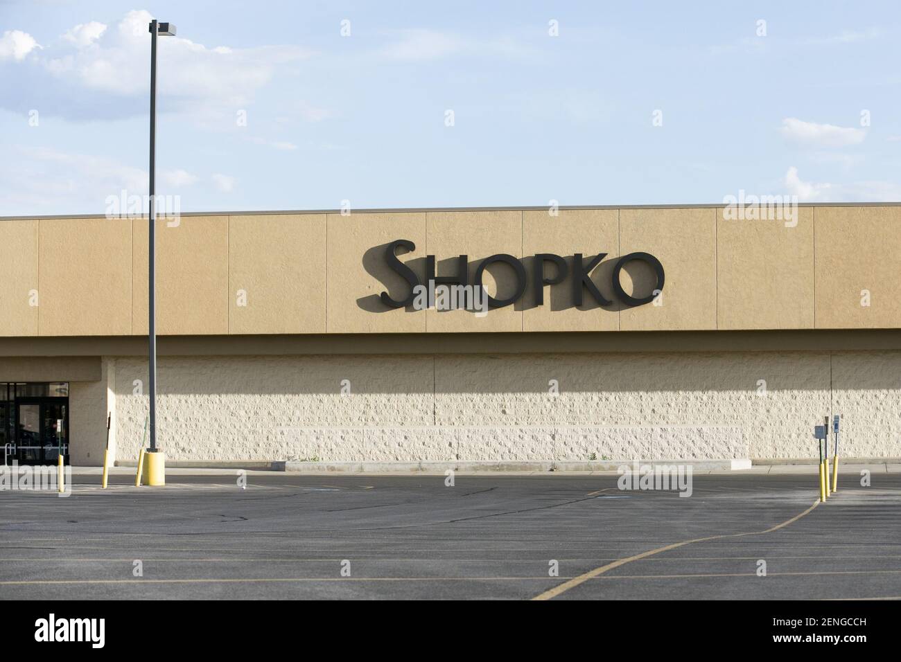 A logo sign outside of a closed Shopko retail store location in Orem ...