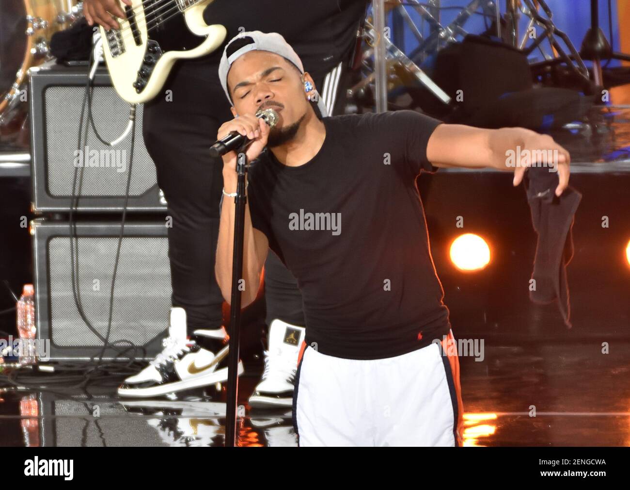 Chance the Rapper performs on ABC Good Morning America at Rumsey ...