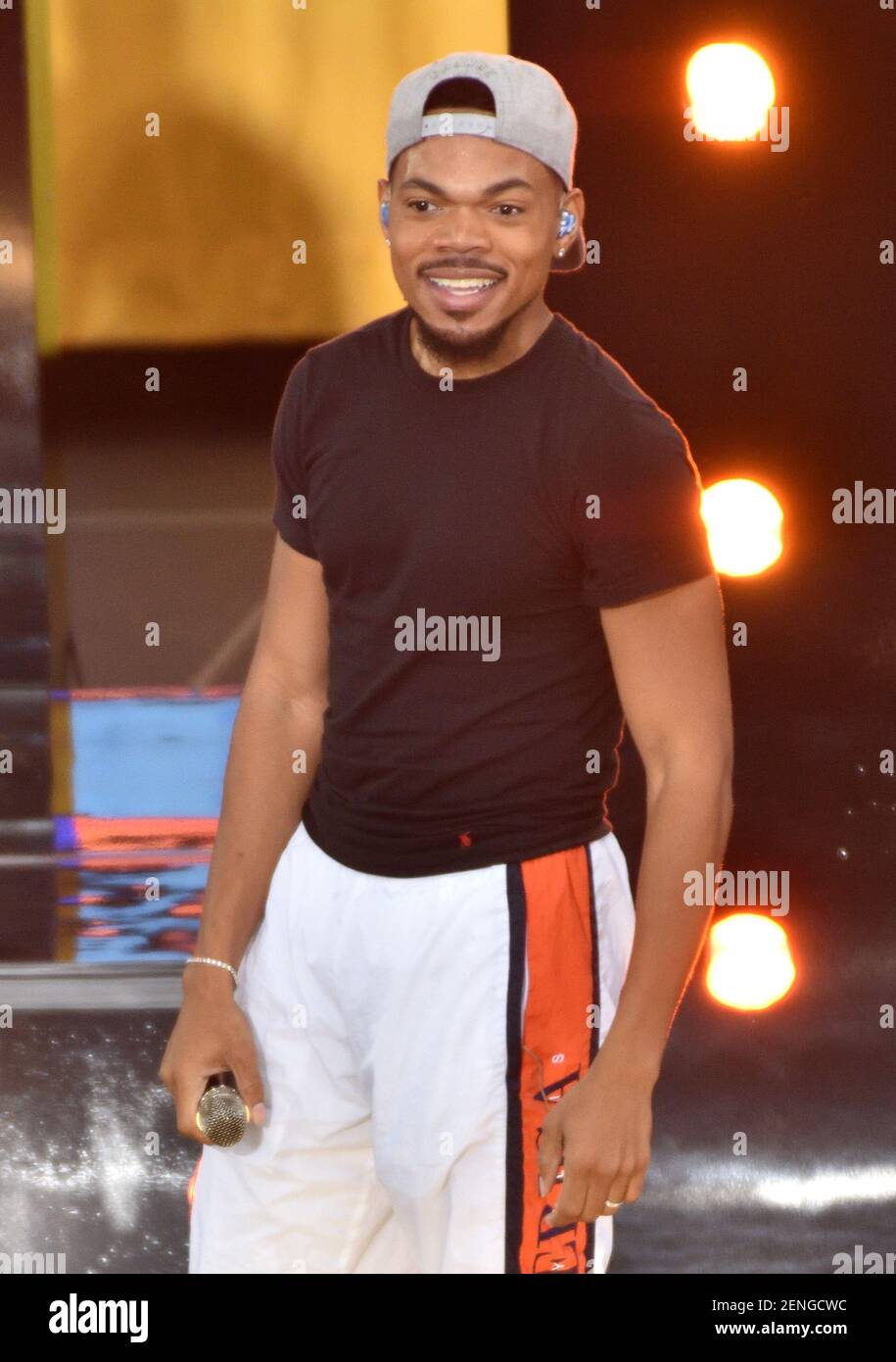 Chance the Rapper performs on ABC Good Morning America at Rumsey ...