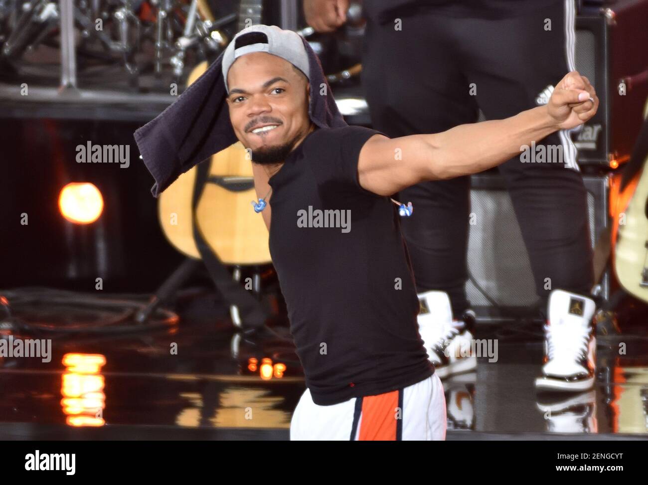 Chance the Rapper performs on ABC Good Morning America at Rumsey ...