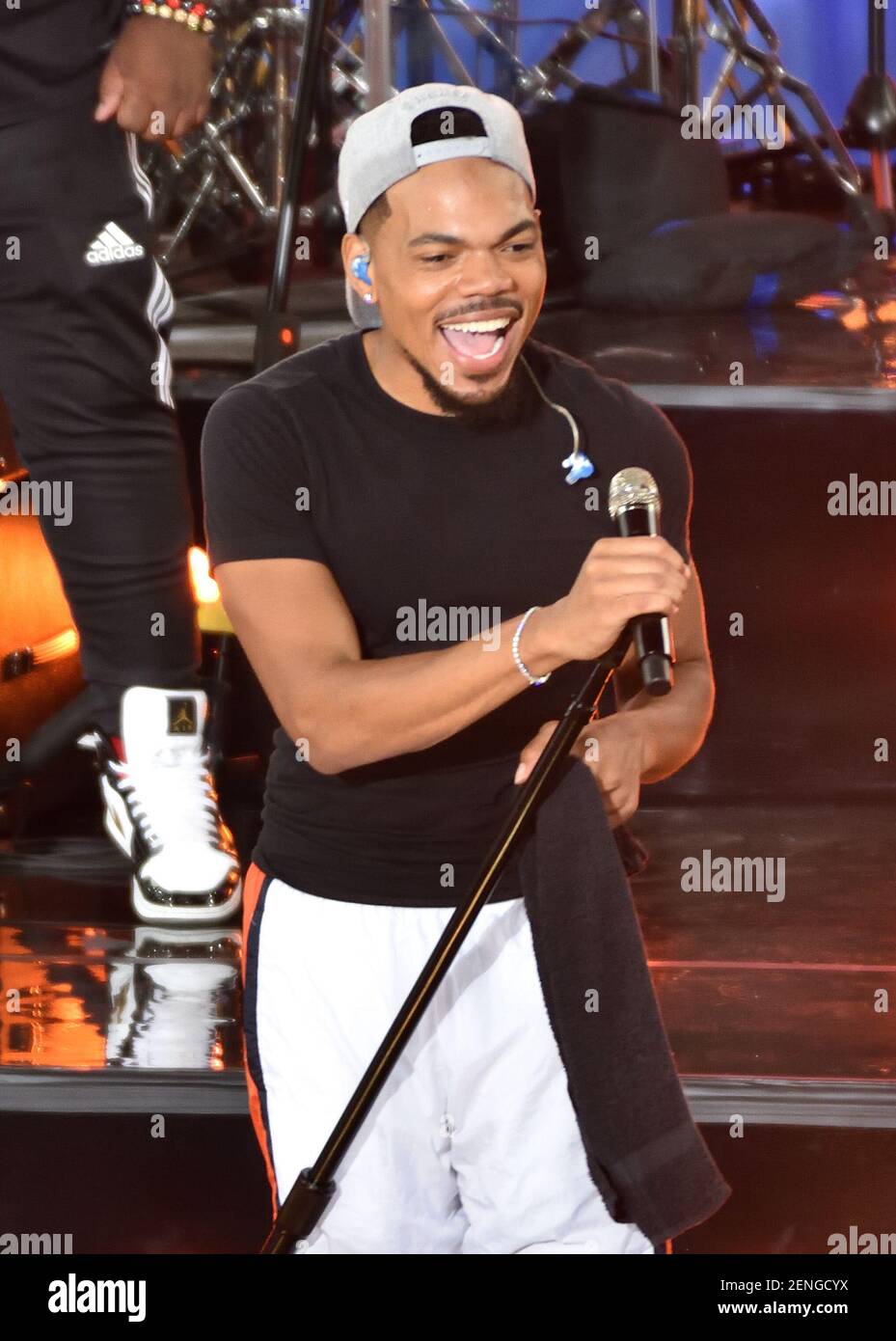 Chance the Rapper performs on ABC Good Morning America at Rumsey ...
