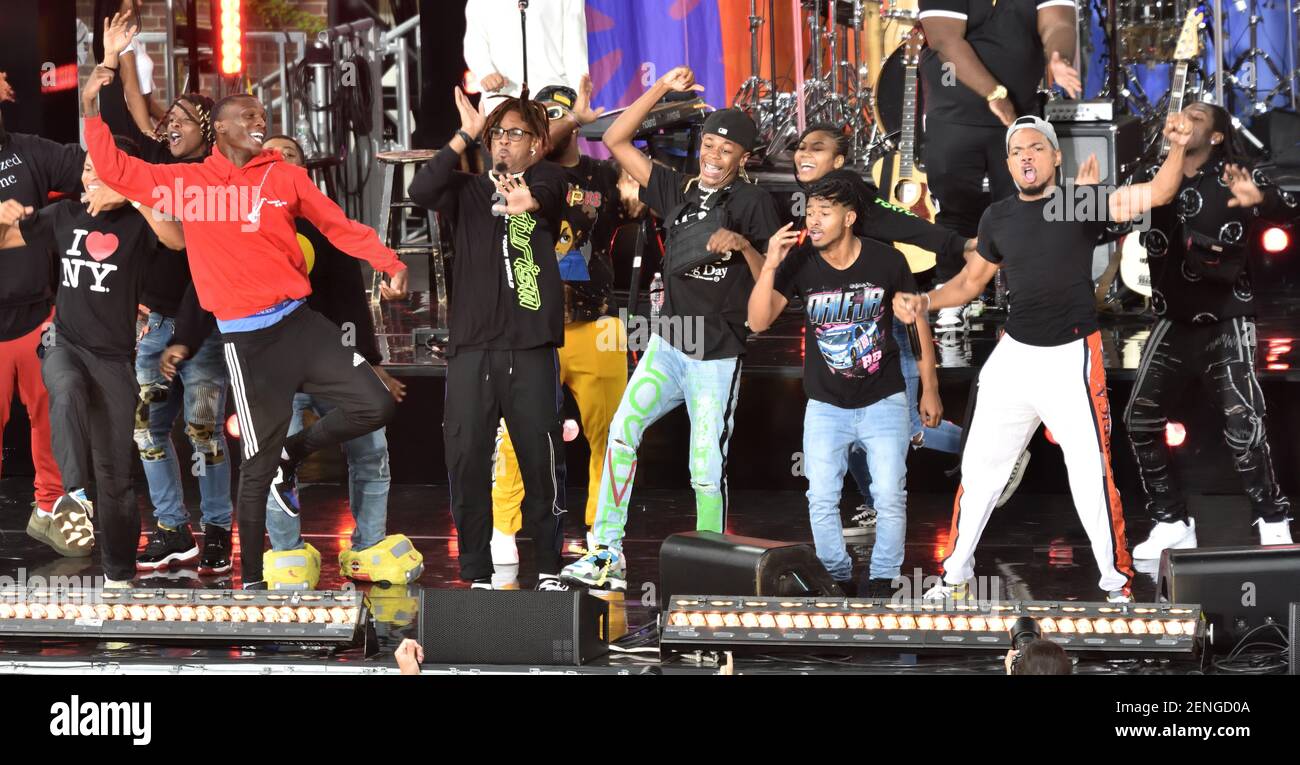 Chance the Rapper performs on ABC Good Morning America at Rumsey ...