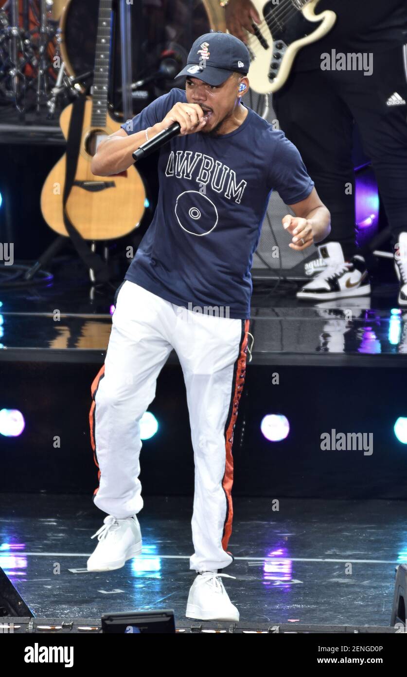 Chance the Rapper performs on ABC Good Morning America at Rumsey ...