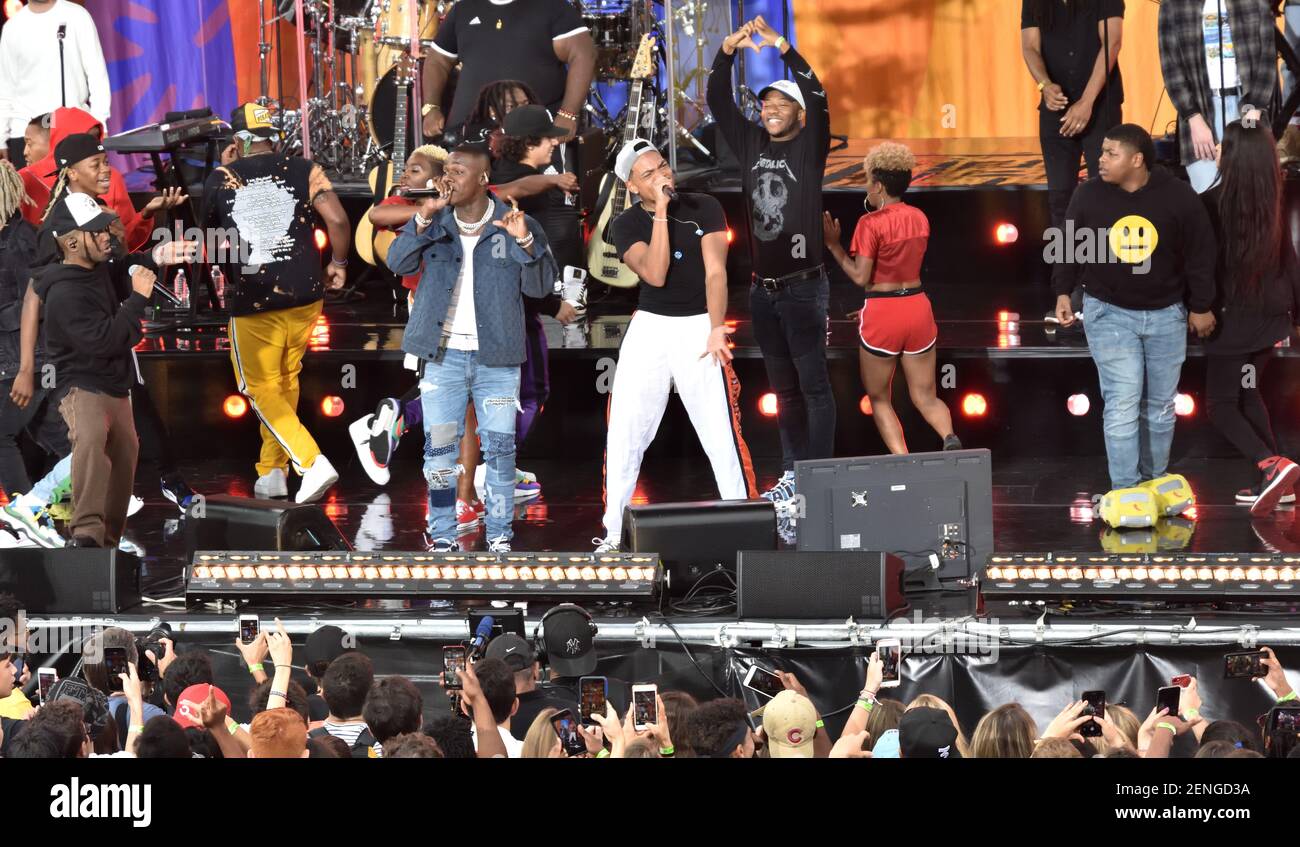 Chance the Rapper performs on ABC Good Morning America at Rumsey ...