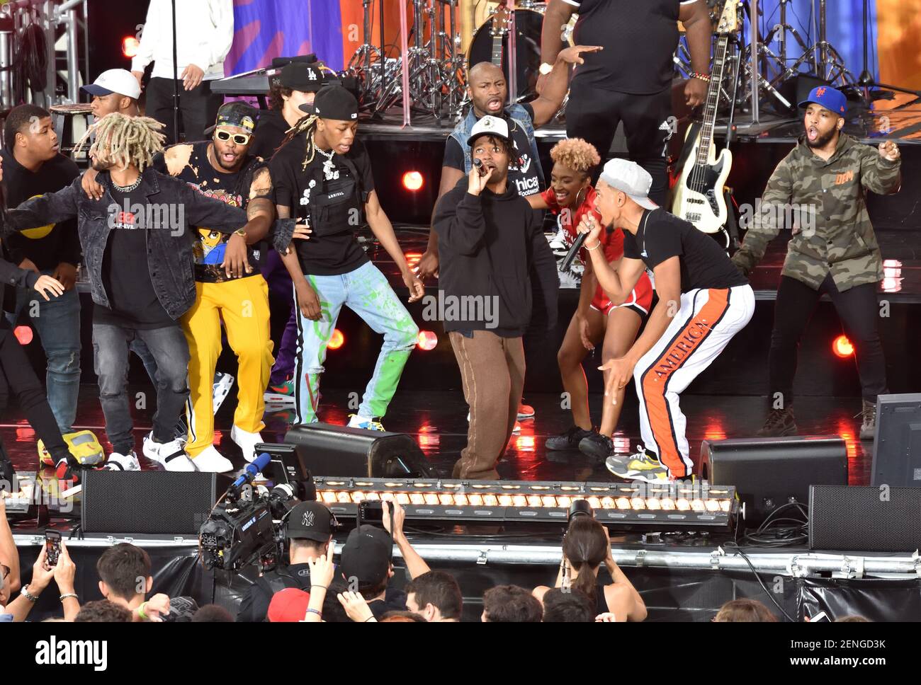 Chance the Rapper performs on ABC Good Morning America at Rumsey ...