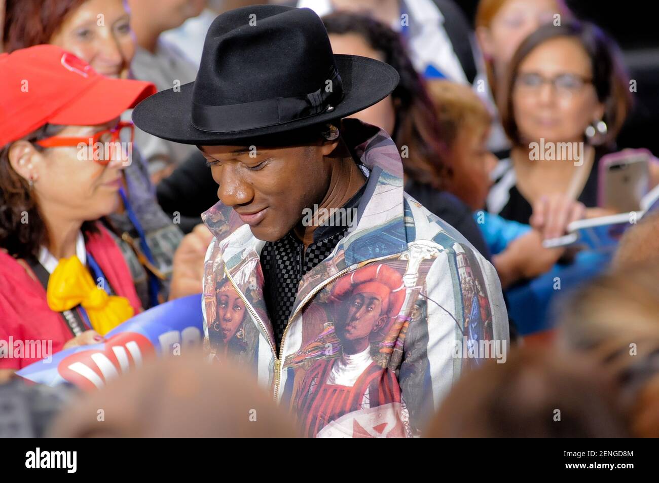 Singer-Songwriter Aloe Blacc performs at Rockefeller Center in New York ...