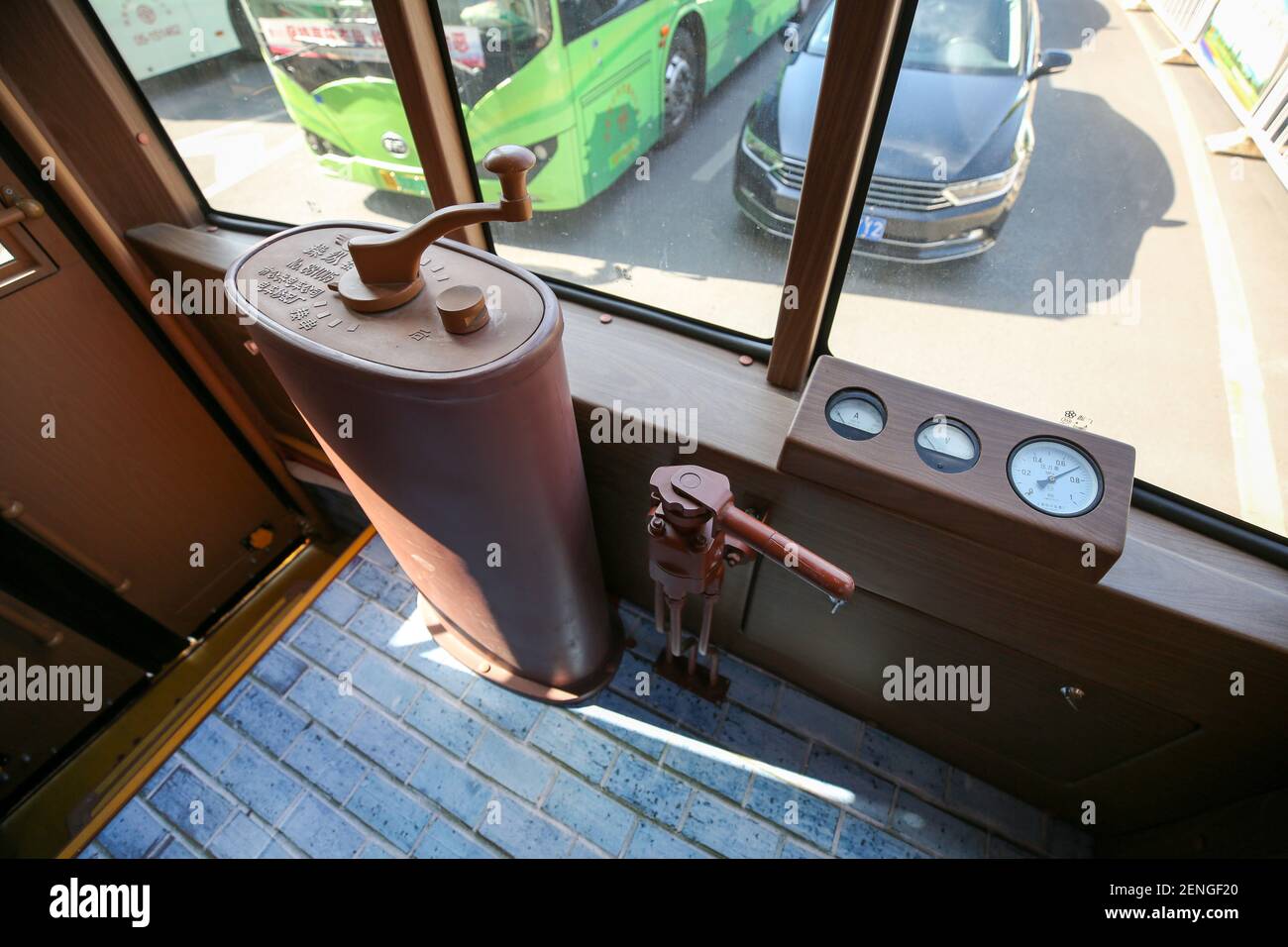 Views of wooden floor, and other antique elements within the old ...