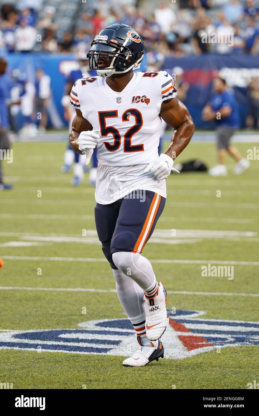 August 16, 2019, Chicago Bears outside linebacker Khalil Mack (52) in ...