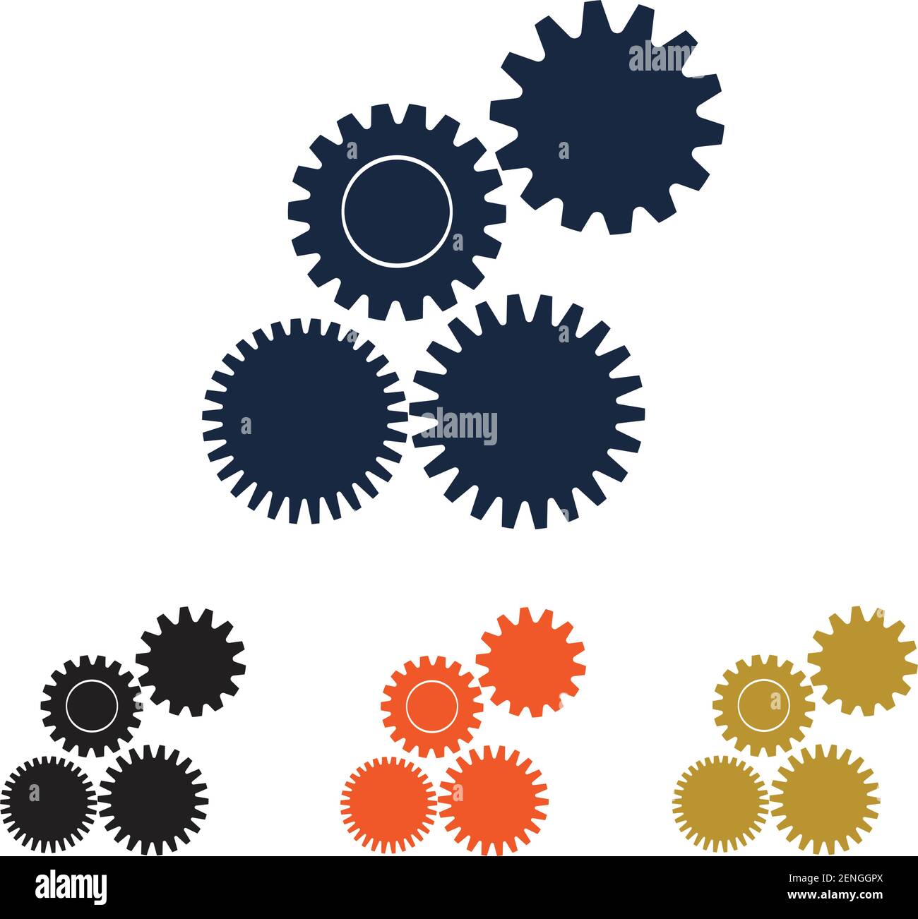 Gear Logo Template vector icon illustration design Stock Vector Image ...