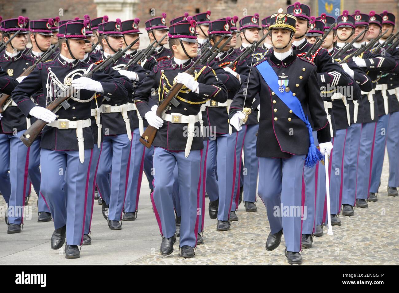 Milan (Italy), Italian Army, oath ceremony for cadets of Teuliè ...