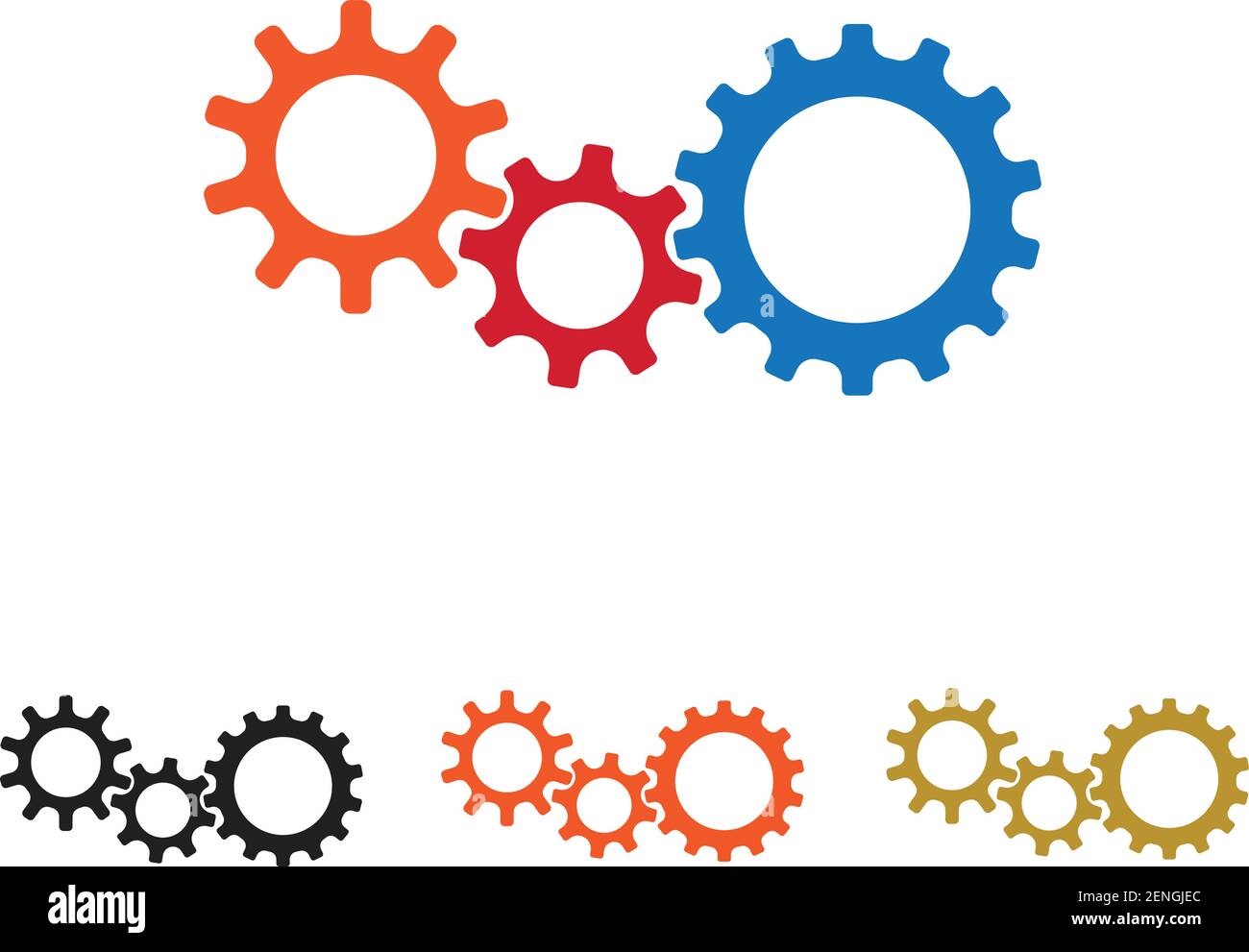 Gear Logo Template vector icon illustration design Stock Vector Image ...