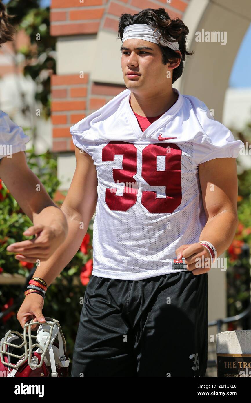 USC Trojans long snapper Jac Casasante (39) during USC Trojans practice ...