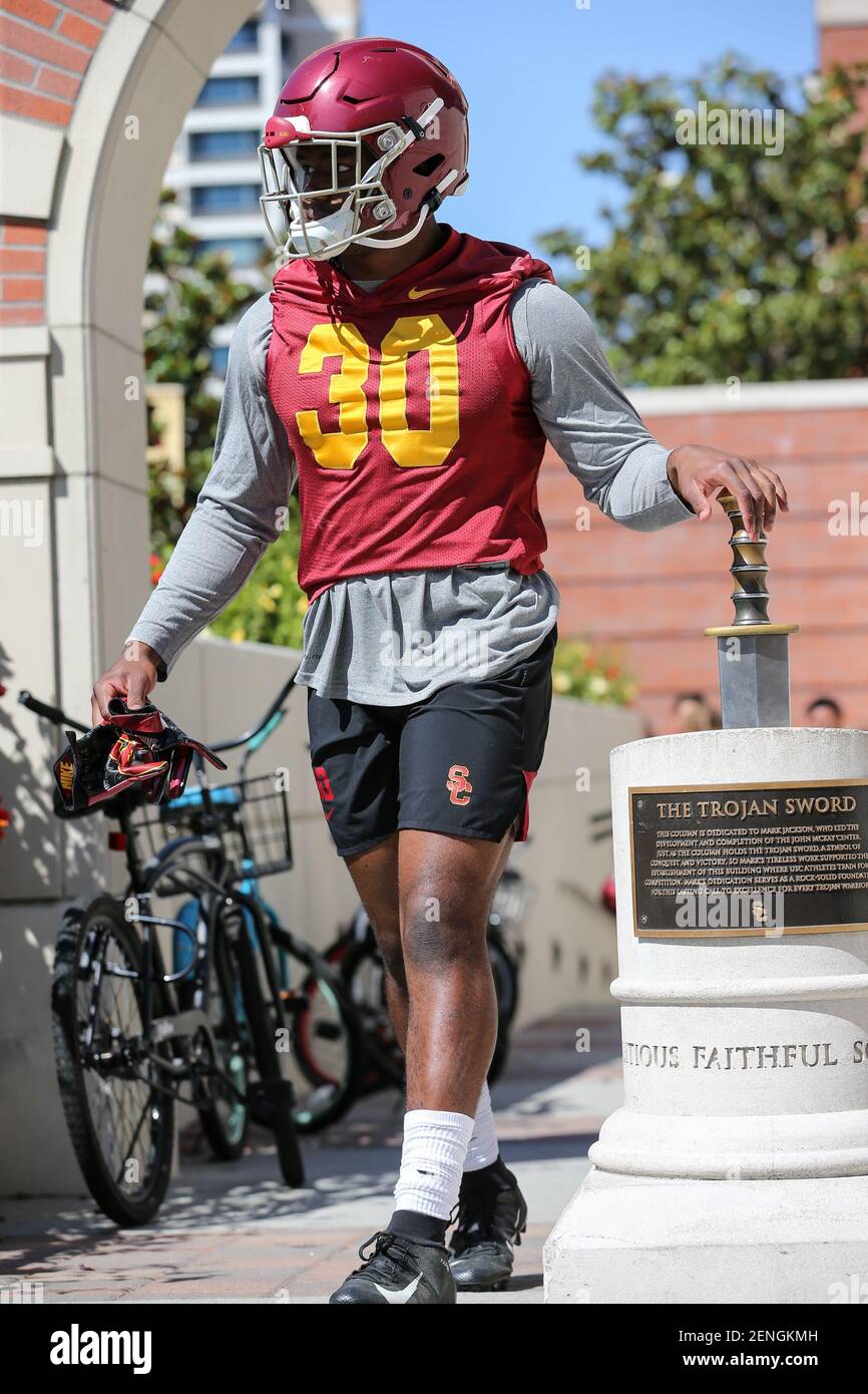 USC Trojans running back Markese Stepp (30) during USC Trojans practice ...