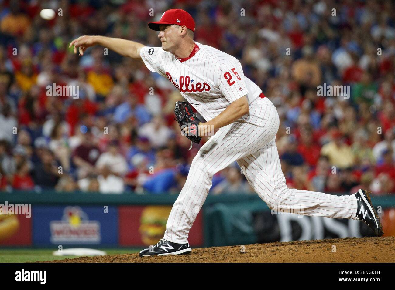 August 17, 2019: Philadelphia Phillies relief pitcher Jared Hughes (25 ...