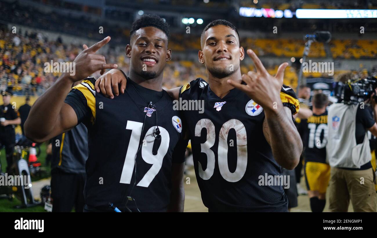 August 17th, 2019: JuJu Smith-Schuster #19, and James Conner #30 during ...