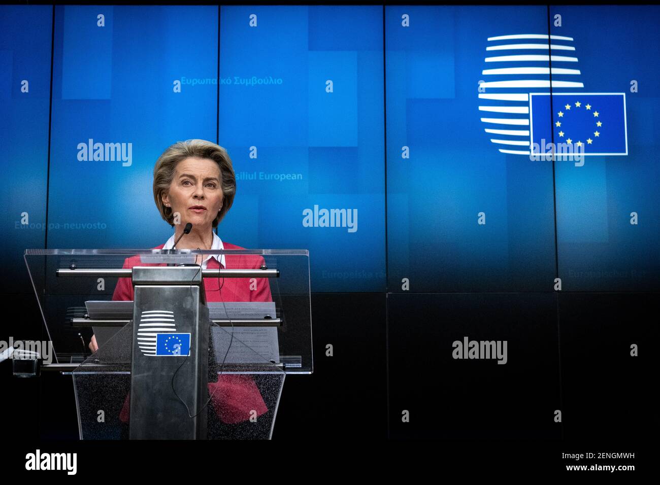 Press conference by the President of the European Commission Ursula von ...