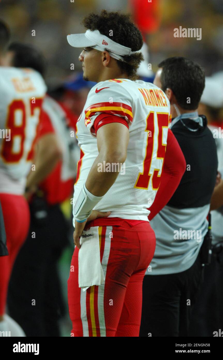 August 17th, 2019: Patrick Mahomes #15 during the Pittsburgh Steelers ...