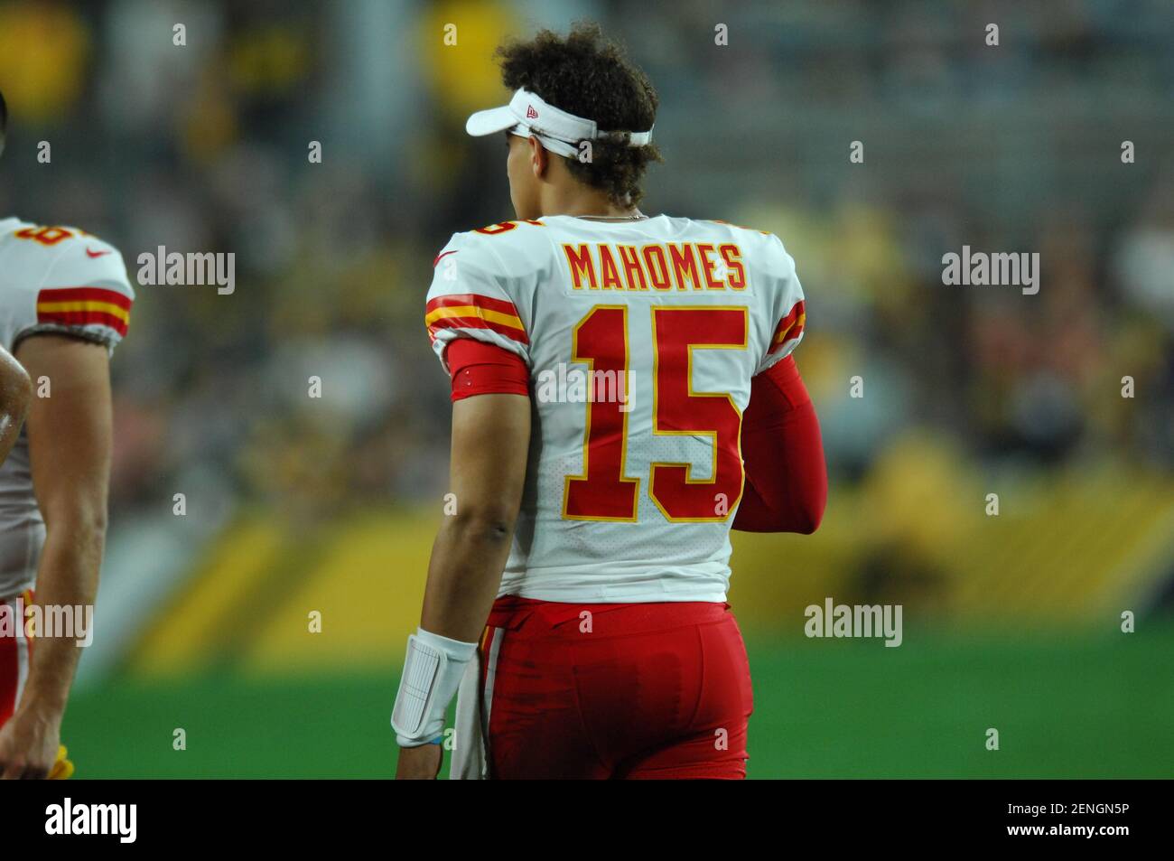 August 17th, 2019: Patrick Mahomes #15 during the Pittsburgh Steelers ...