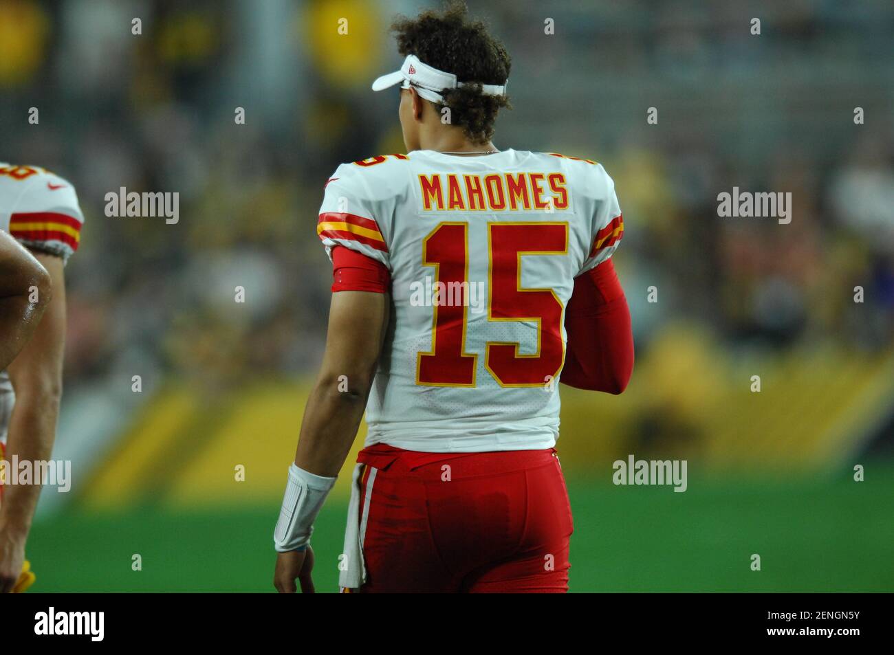 August 17th, 2019: Patrick Mahomes #15 during the Pittsburgh Steelers ...