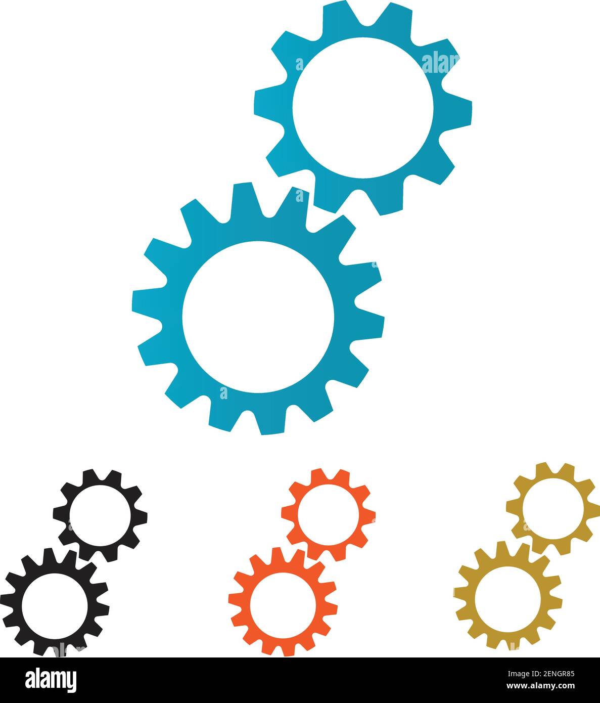 Gear Logo Template vector icon illustration design Stock Vector Image ...