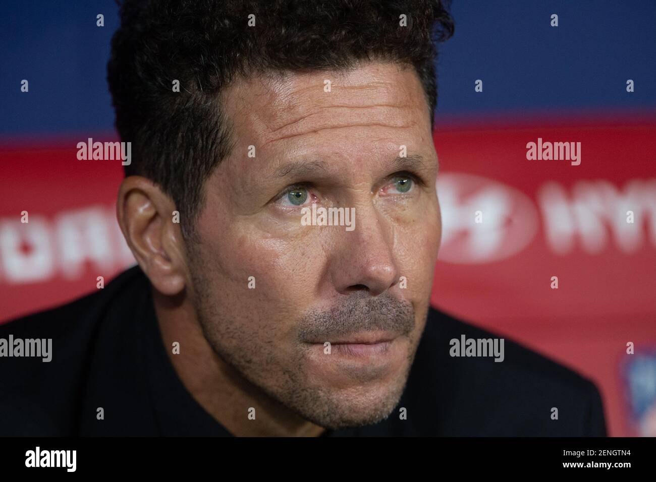 Atletico de Madrid coach Diego Pablo Cholo Simeone during the match ...