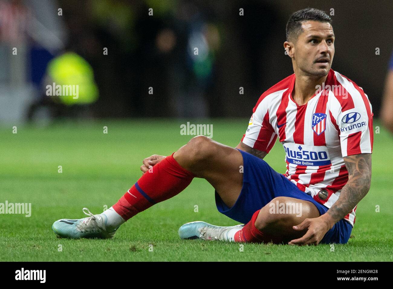 Victor Machin "Vitolo" of Atletico de Madrid lamenting during the match ...