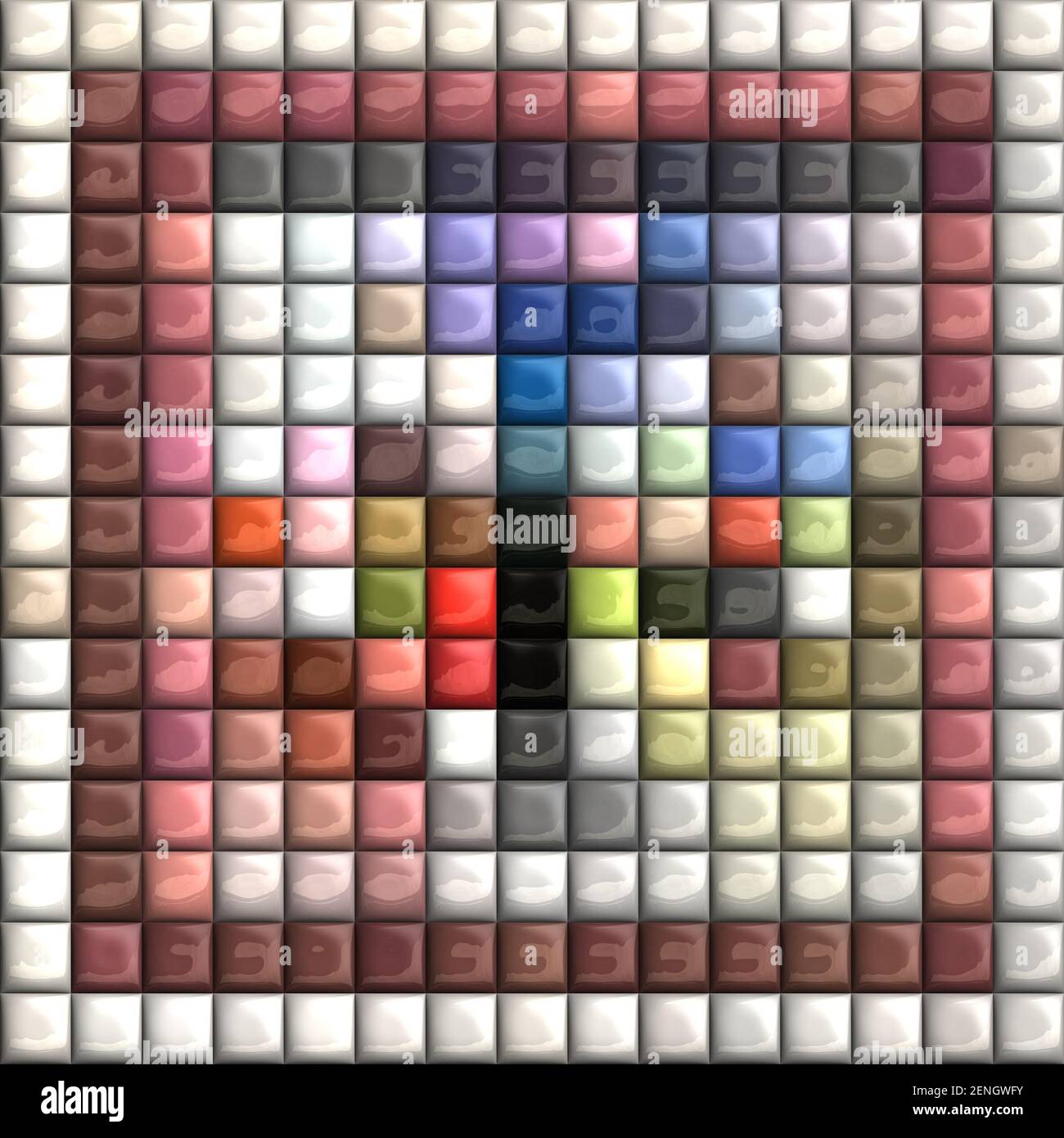 Puff pixels colorful mosaic background Stock Photo - Alamy
